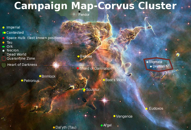Maps – THE CORVUS CLUSTER
