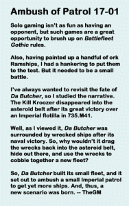 Orks ambush naval patrol in Sculptor asteroids – Part 1 – THE CORVUS ...
