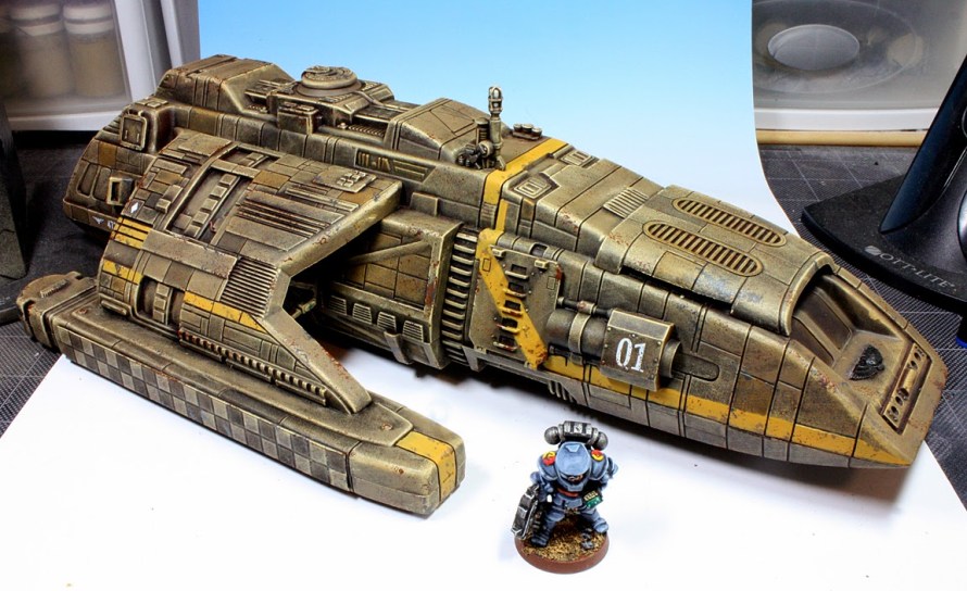 The Great 40k Terrain Challenge #9: Shuttle – THE CORVUS CLUSTER