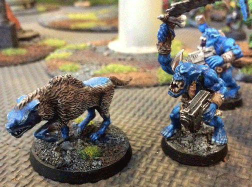 Primitive blue orks spotted by guardsmen on Hegira – THE CORVUS CLUSTER