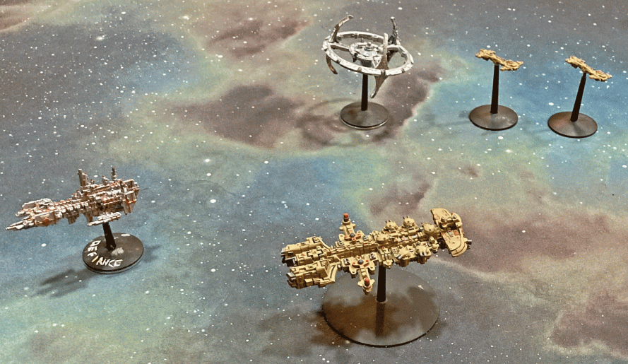 Astartes defeat Tau warships near Decora Mining Base – THE CORVUS CLUSTER