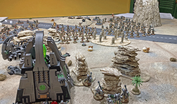 Necrons make gains on Myopolis – Part 1 – THE CORVUS CLUSTER