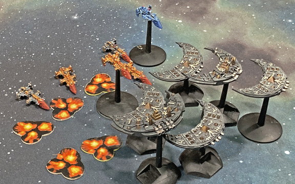 Necrons launch attack on Melinoe Naval Base – Part 3 – THE CORVUS CLUSTER